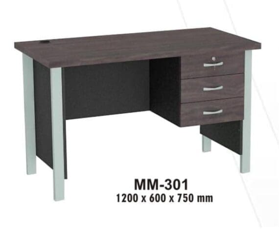VIP Meja Kantor 1/2 Biro Berikut Laci type MV 501 A | Subur Furniture ...