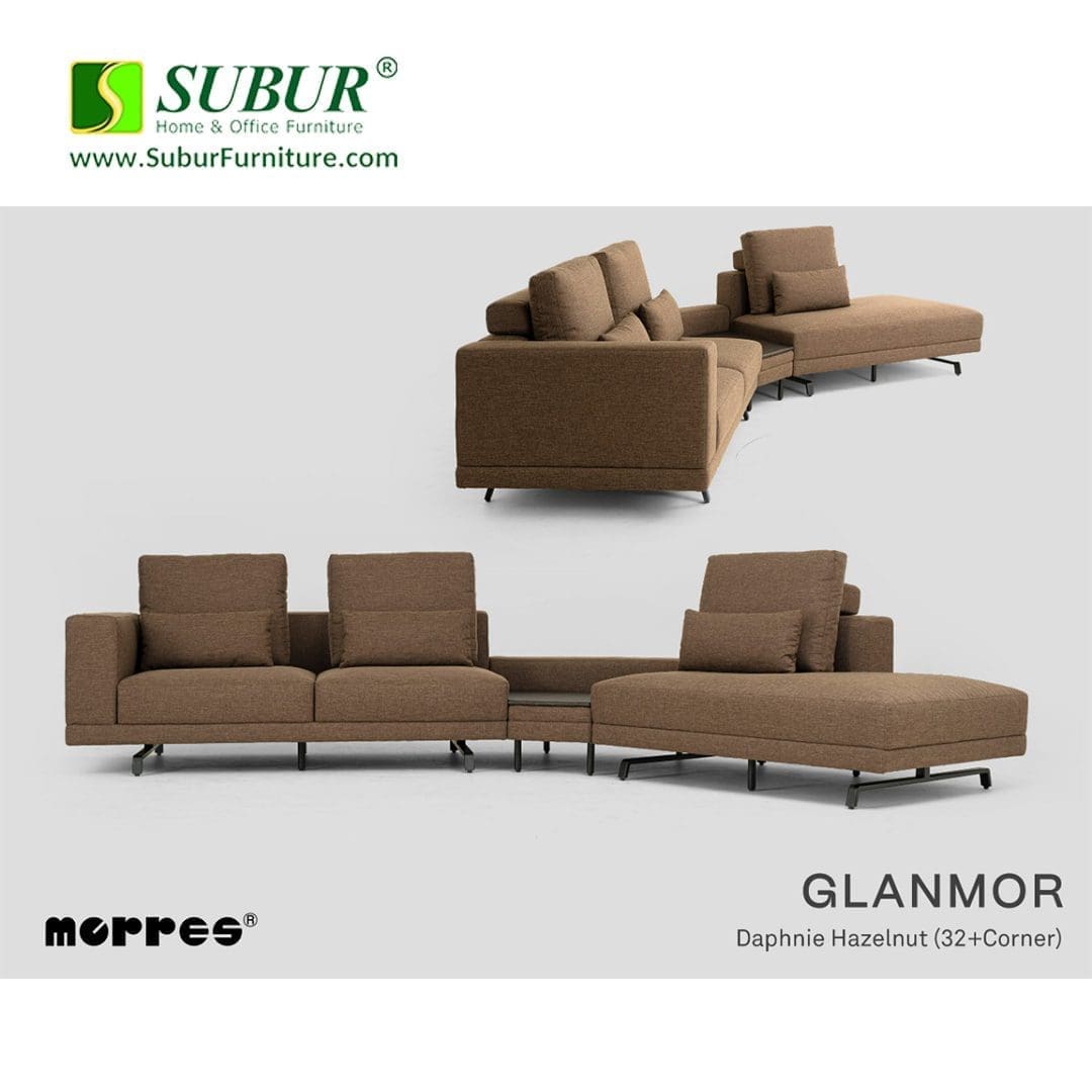 Sofa L Morres tipe Glanmor | Subur Furniture Online Store
