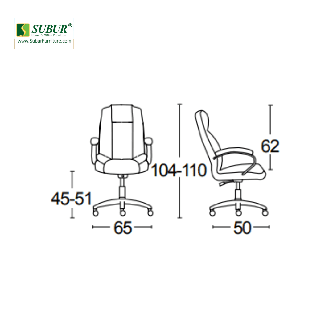 Kursi Kantor Savello tipe Vineo L | Subur Furniture Online Store